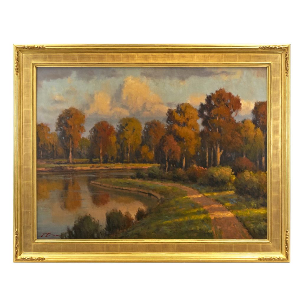 PERRY BROWN Original Oil Landscape on Board | Grandview Mercantile