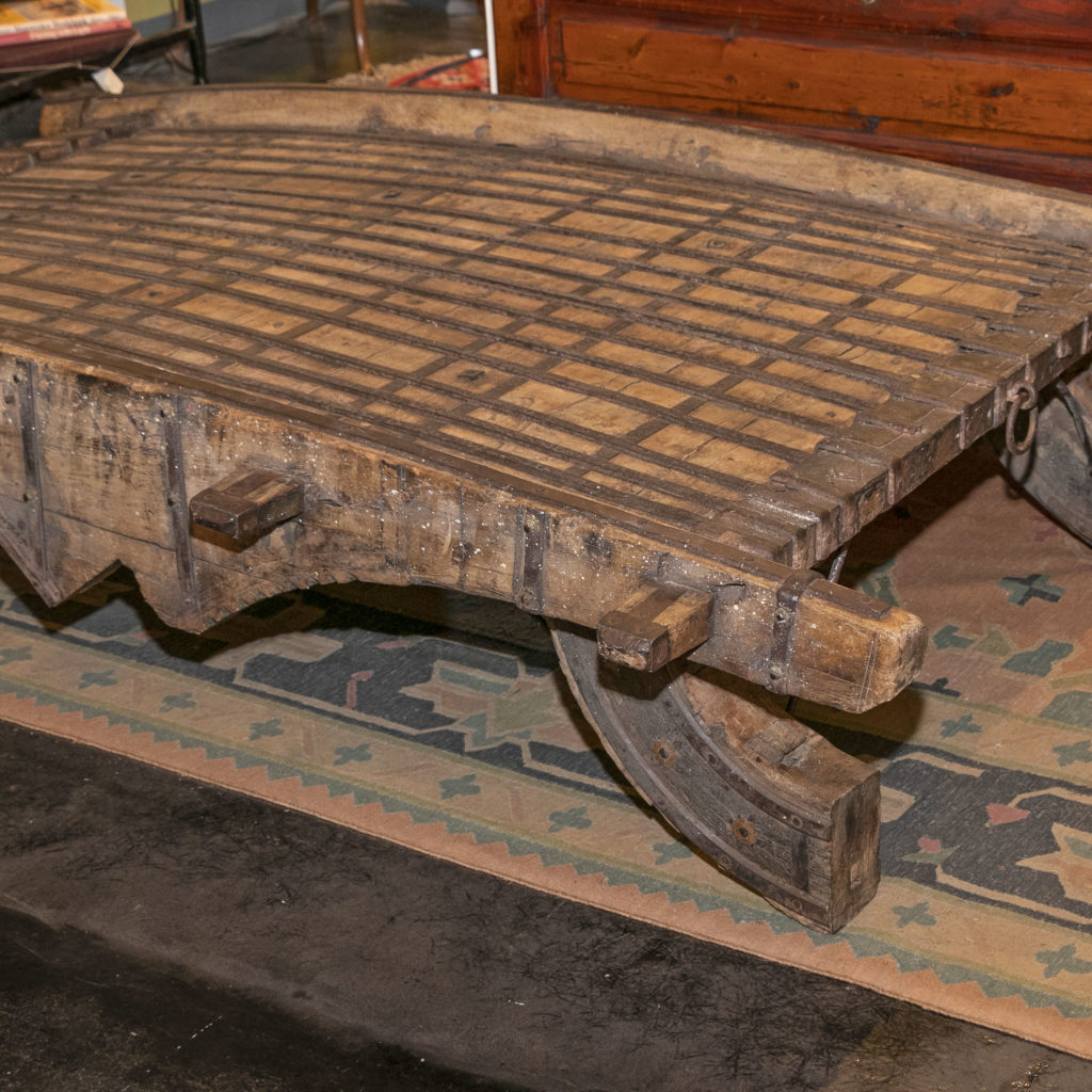 Asian Howdah Table with Iron Fittings | Grandview Mercantile