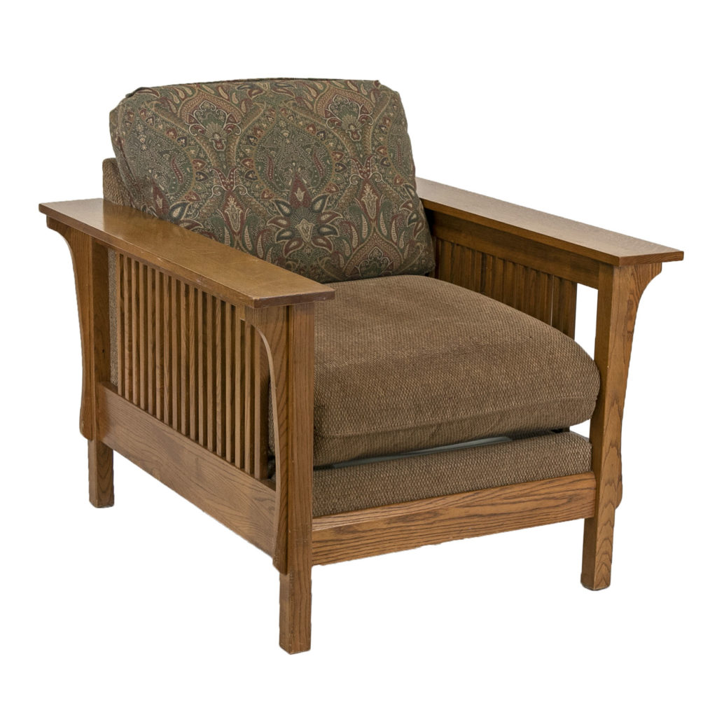Mission Oak Style Dual Upholstered Chair | Grandview Mercantile